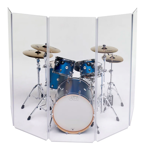 ClearSonic A5 5-Section Acrylic Panel A2466x5, 5.5 ft. Tall, Drum Shie ...