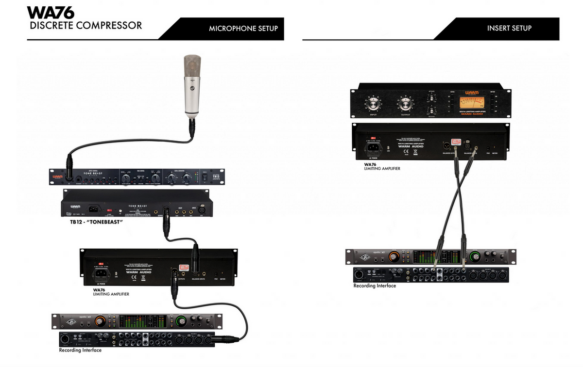 Warm Audio WA76 - Discrete FET Compressor – CET